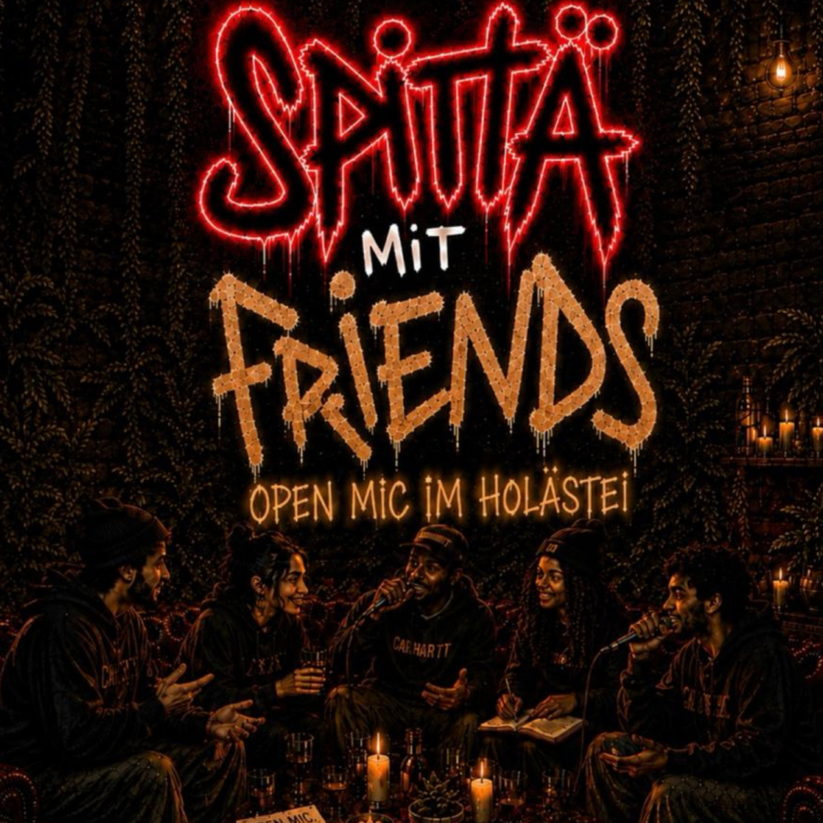 Spittä mit Friends Open Mic im Holästei (26.06.26) - Glarnerland | Echt ...